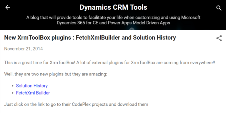 History Of Fetchxml Builder Jonasrapp 